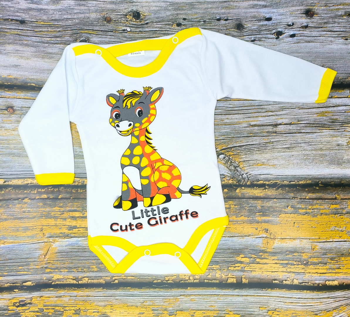 Body alb Little Giraffe | AfyBaby